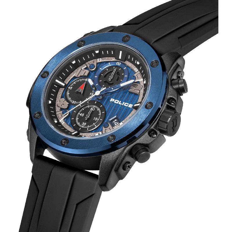 Police Men's Clout Orb Watch - Interchangeable Silicone Bands – Police ...